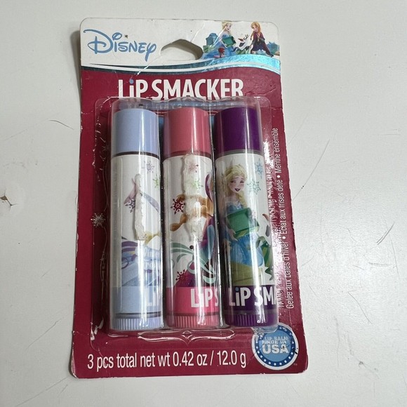 Makeup Lip Smacker Best Flavor Forever Disney Frozen Lip Balm Trio